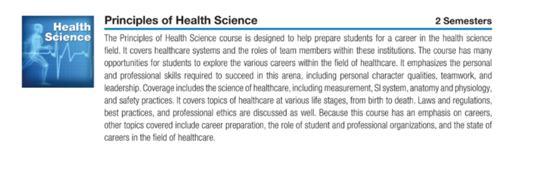 Principles of Health Science • Classes - MARIPOSA ADULT EDUCATION